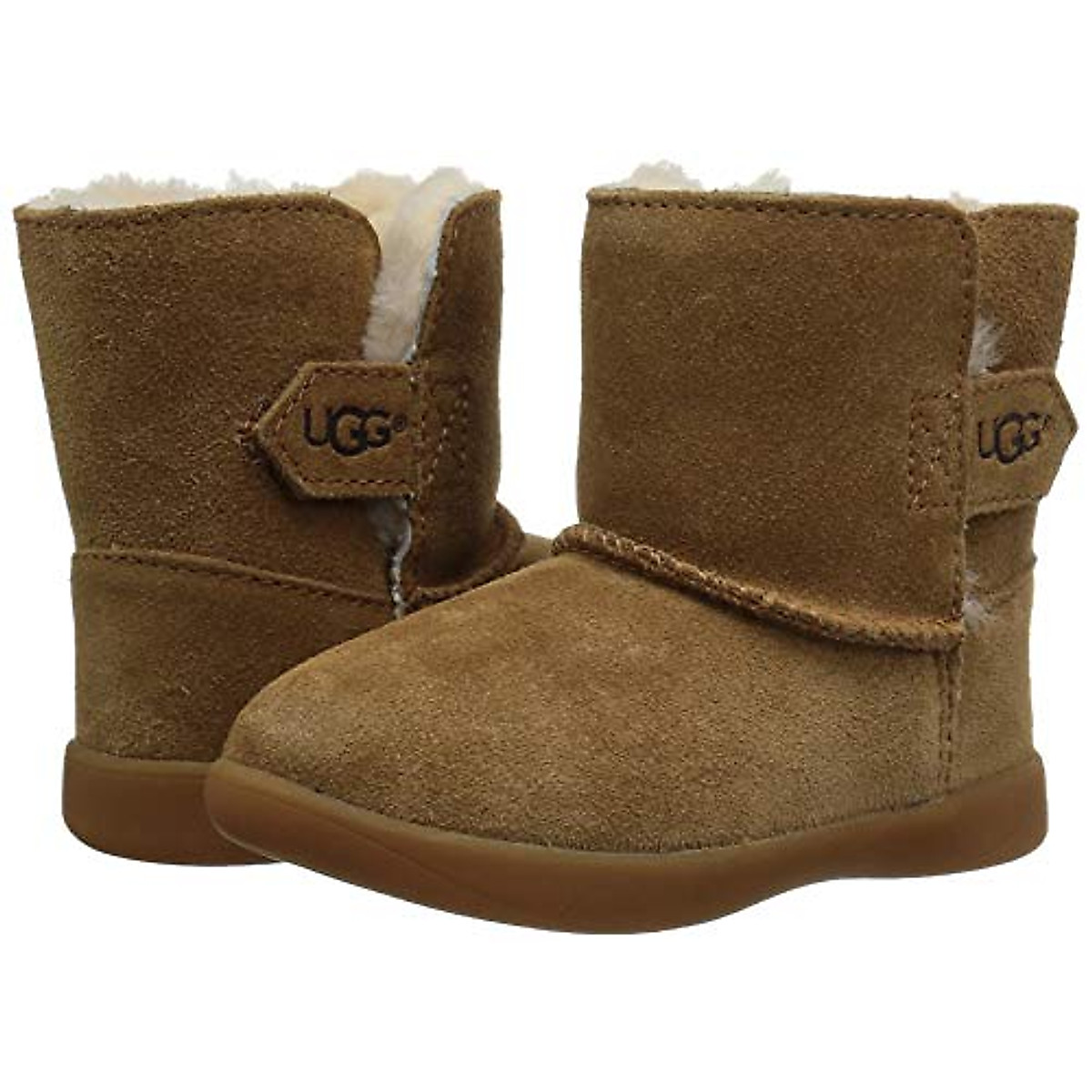 UGG unisex child Keelan Ankle Boot, Chestnut, 8 Toddler US