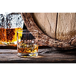 You're Awesome Keep That Up Funny Whiskey Glasses for Men, Women, Unique Birthday, Thank You Gifts for Friends, Mom, Dad, BFF, Coworkers, Congratulations Gifts for Him, 11 oz Old Fashioned Whiskey