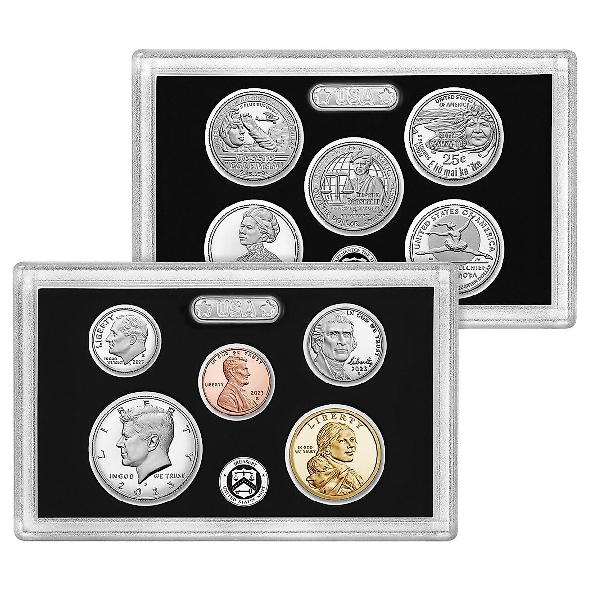 2023 S 2023-S US Mint Silver Proof Set of (10) Pieces 23RH Deep Cameo Proofs Collection US Mint Proof