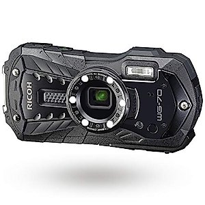 Ricoh WG-70 Black Waterproof Digital Camera 16MP