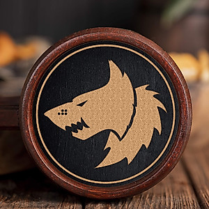 Space Wolves Beer Stein, Personalized 40K Wooden Beer Mug, Custom Beer Stein, Gamer Gift, Gamer Tankard, Gift for Men, Gift for Him