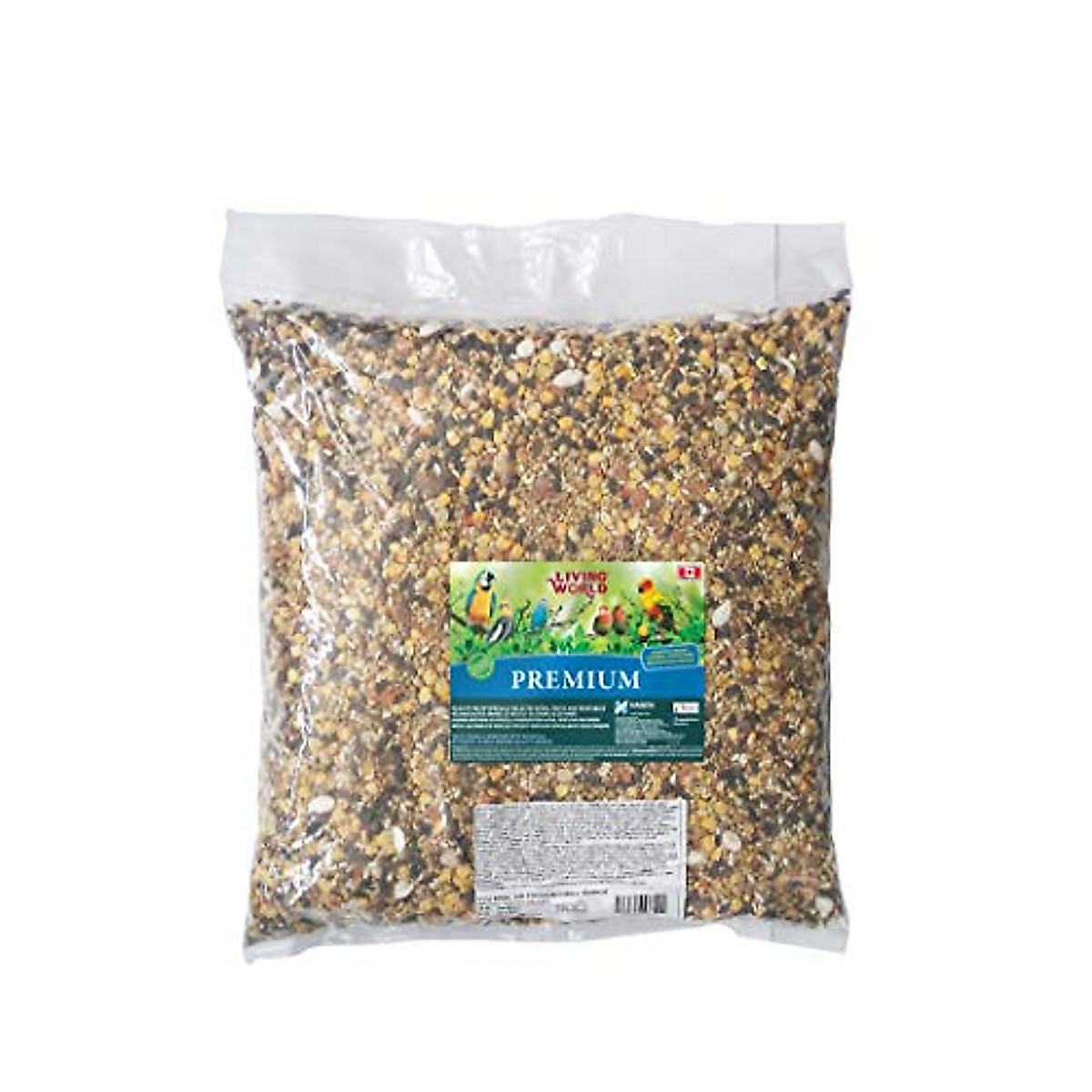Living World Small Parrots Premium Mix With Pillow Bulk Bag, 20-Pound