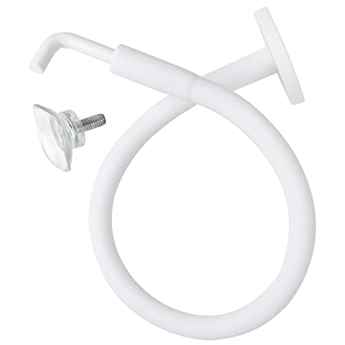 MYMOON HOME Front Load Washer Door Prop with Flexible Suction Cup and Magnetic Attachment, Improves Air Circulation to Reduce Odors, Fits Dryers and Dishwashers, Easy Install (White)