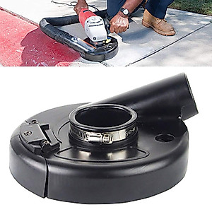 7" Dust Shroud Angle Grinder Universal Surface Grinding Dust Shield Grinding Cover, Black