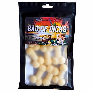 Bag of Dicks Soy Wax Melts - Swinger - Pina Colada Scented - Strong Throw - Gag Gifts - Shop August Sky