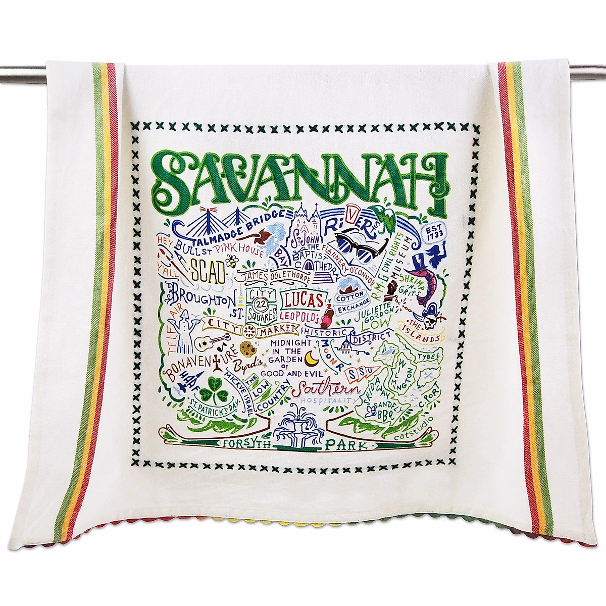 Catstudio Savannah Dish & Hand Towel | Great for Kitchen, Bar, & Bathroom