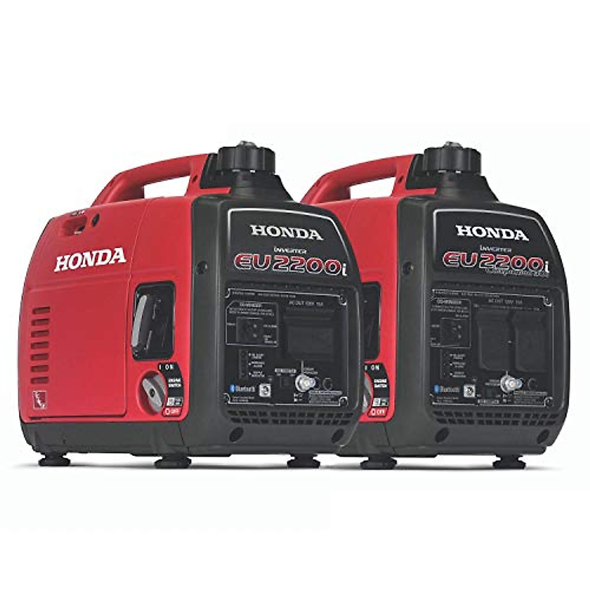 Honda EU2200iTAG 2200W 120V Portable CO-Minder Inverter Generator Bundle with Parallel Cables