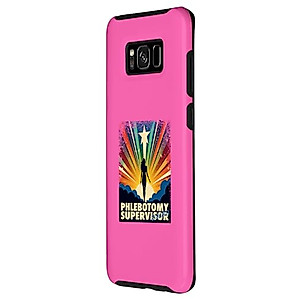 Galaxy S8+ Phlebotomy Supervisor Funny Female Hero Job Women Case
