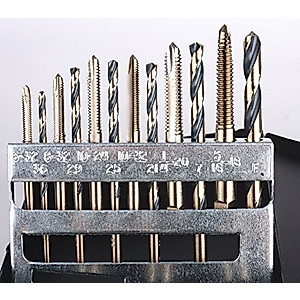 Viking Drill and Tool by Norseman 57580 SP-18TD Type 20-UB Spiral Point Plug Style Magnum Super Premium Tap/Drill Set