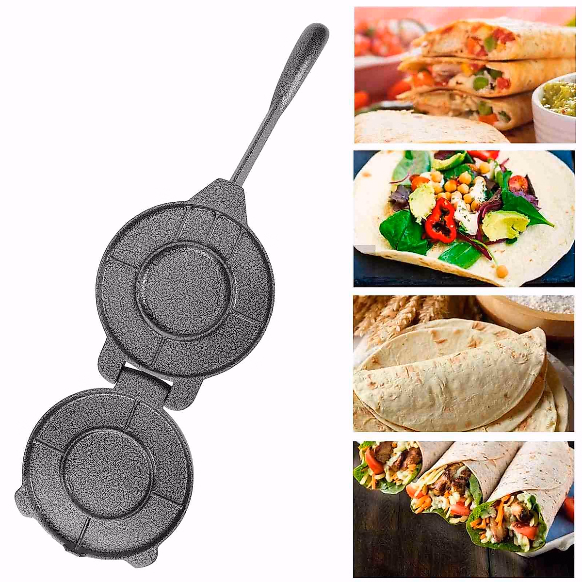 mache tortilla press 12 inch 22×17×11 6.5in tortilla press maker aluminium alloy corn tortillas dough pressing tools kitchen supplies gray tortilla press cast iron tortilla
