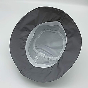 PAODIKUAI Men and Women Night Reflective Hat Runner Cap Visor Bucket Hat Flash Rave Festival Boonie Cap (Bucket Sun Hat)