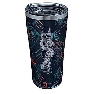 Tervis Triple Walled Harry Potter - Dark Art Collage Insulated Tumbler Cup Keeps Drinks Cold & Hot, 20oz, Stainless Steel