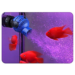 FREESEA Aquarium Circulation Pump Wave Maker Power Head with magnetic mount Suction (1600 GPH, Blue)