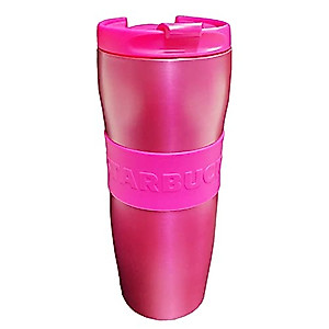 Starbucks 2022 Summer Dragonfruit Pink Stainless Insulated Hot Tumbler 12oz