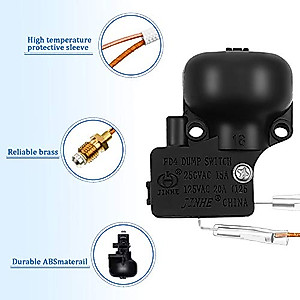 Patio Heater Repair Replacement Kit Thermocouple Part and FD4 Dump Switch for Room Garden Outdoor Heater Accessories (1 Piece)