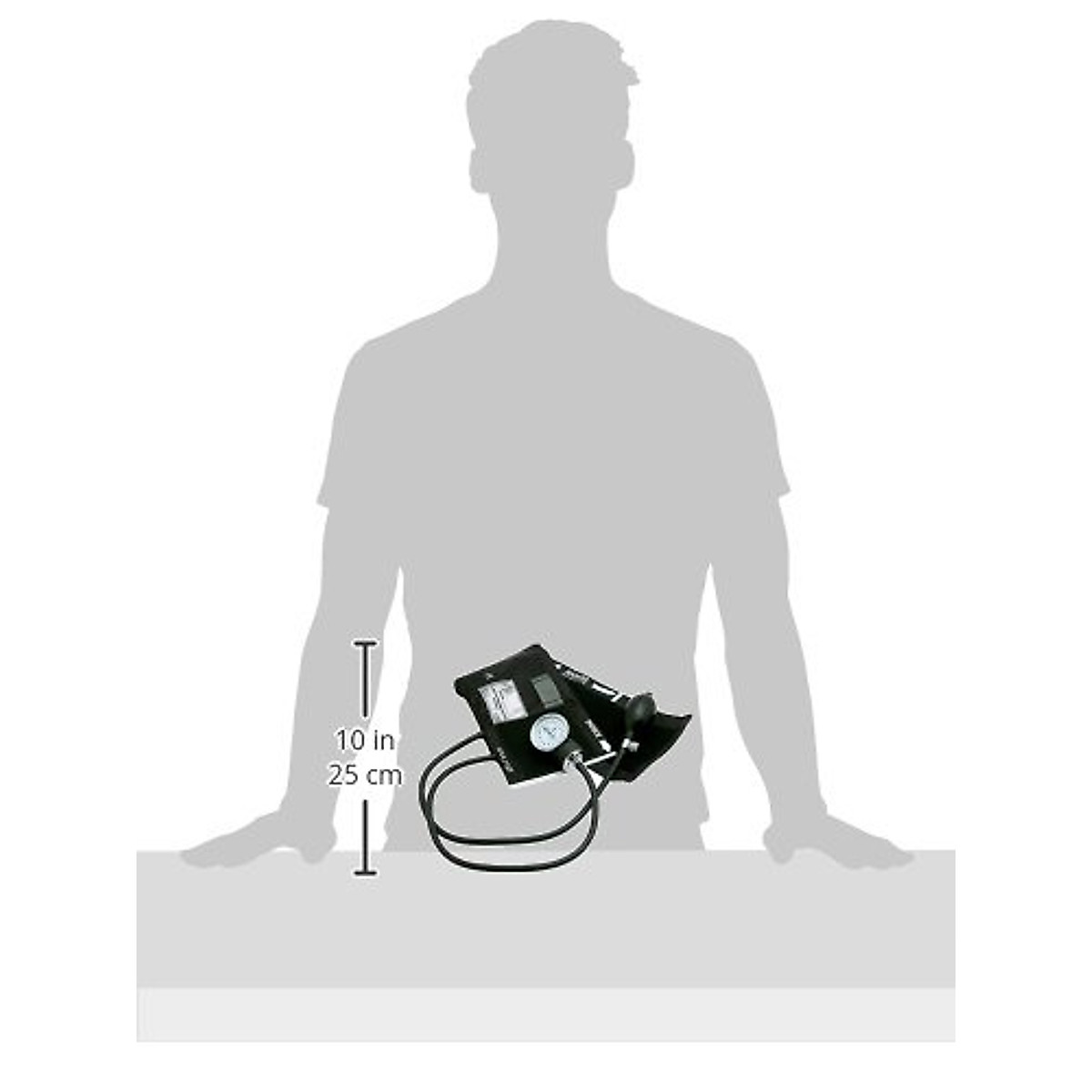 Prestige - 82-BLK Aneroid Sphygmomanometer with Black Cuff