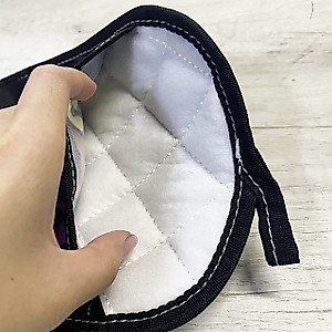 G2TUP Sorority Oven Mitt Gloves I Love My 1913 Gifts Red and White Divine 9 Pot Holders (I Love My)