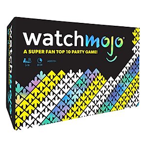 WatchMojo: A Super Fan Top 10 Party Game, 400 Cards Included, Game Board, Dry Erase Scoreboard and Marker, for 3 to 10 Players, 20 to 30 Minute Play Time, for Ages 13 and up