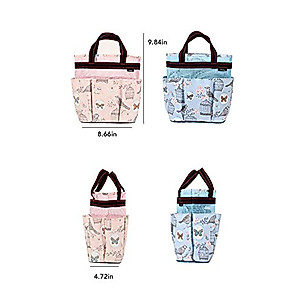 ROMYtendency Shower caddy, mesh shower tote bag, multi storage bath caddy with Shower ball set