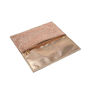 Ladies evening bags; bling handbags; ladies evening bags; ladies shoulder bags; detachable shoulder straps-Brown