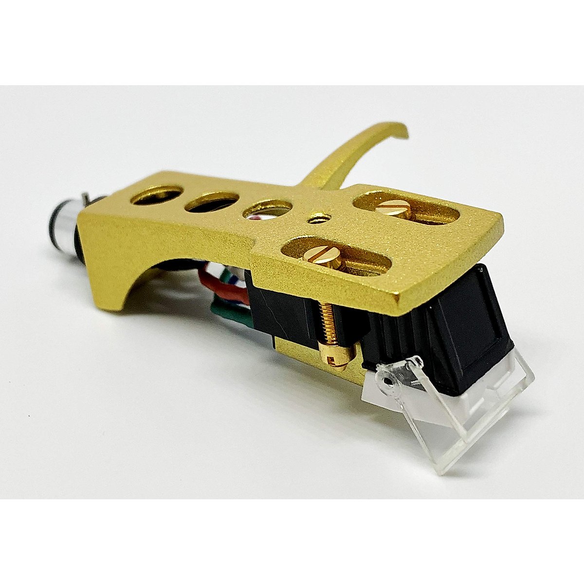 Cartridge and Stylus, needle and Gold Headshell with mounting bolts for Technics SL-1200, SL-1210, SL-1600, SL-1610, SL-1700, SL-235, SL-23A, SL-B2, SL-B202,