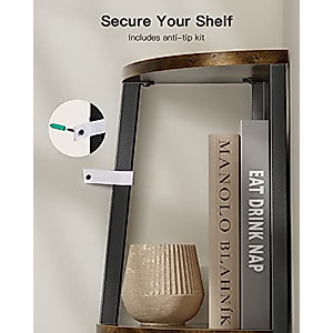 Pipishell Coat Rack and 5 Tier Corner Shelf for Home Office