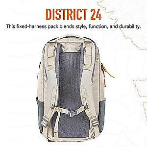 Mystery Ranch DISTRICT 24 Everyday Outdoor Use Travel Backpack, Hummus, 24L