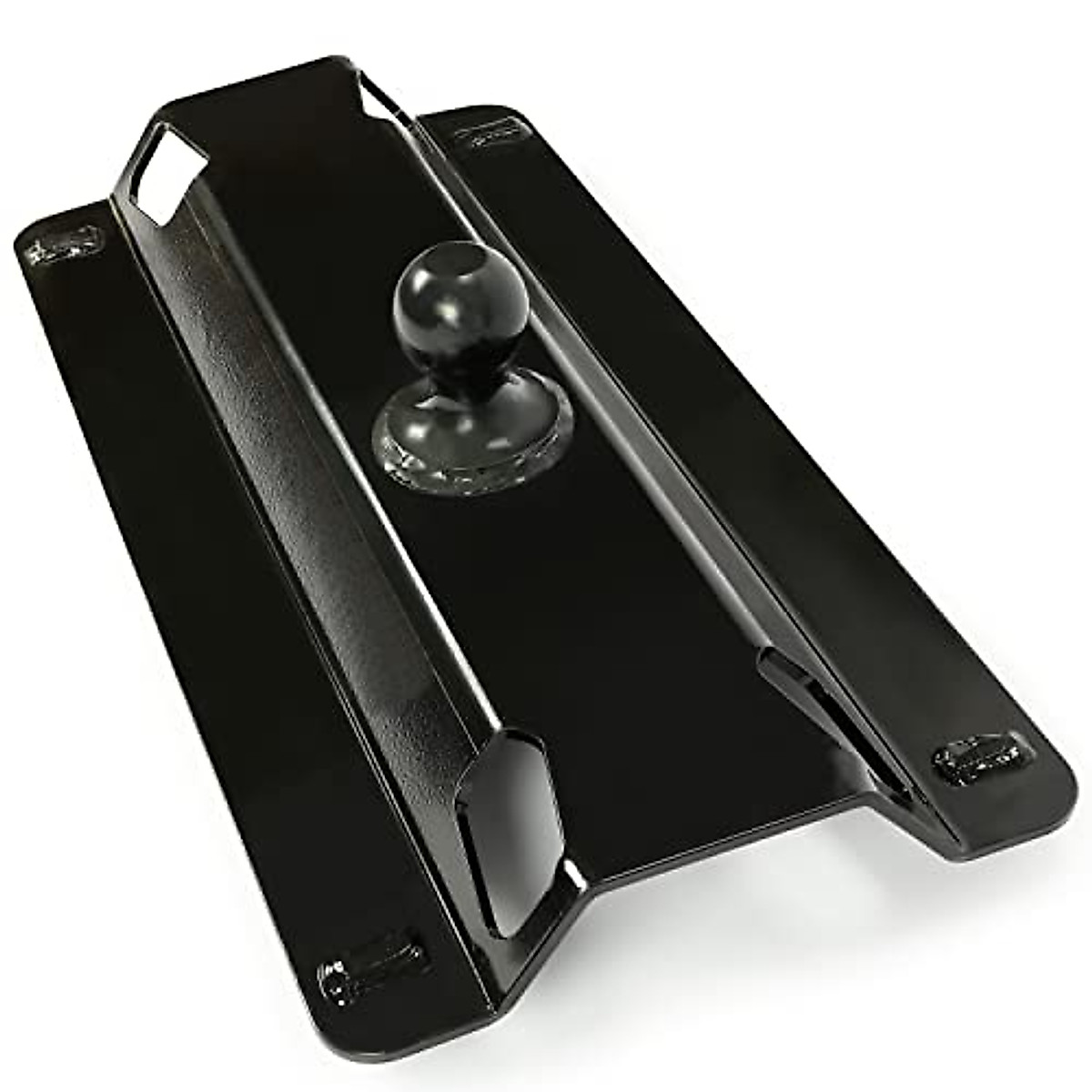 5th Fifth Wheel to Gooseneck Hitch Ball Adapter Plate for Pickup Truck Bed Replacement for 49080-25,000 lbs, 2-5/16-Inch Ball