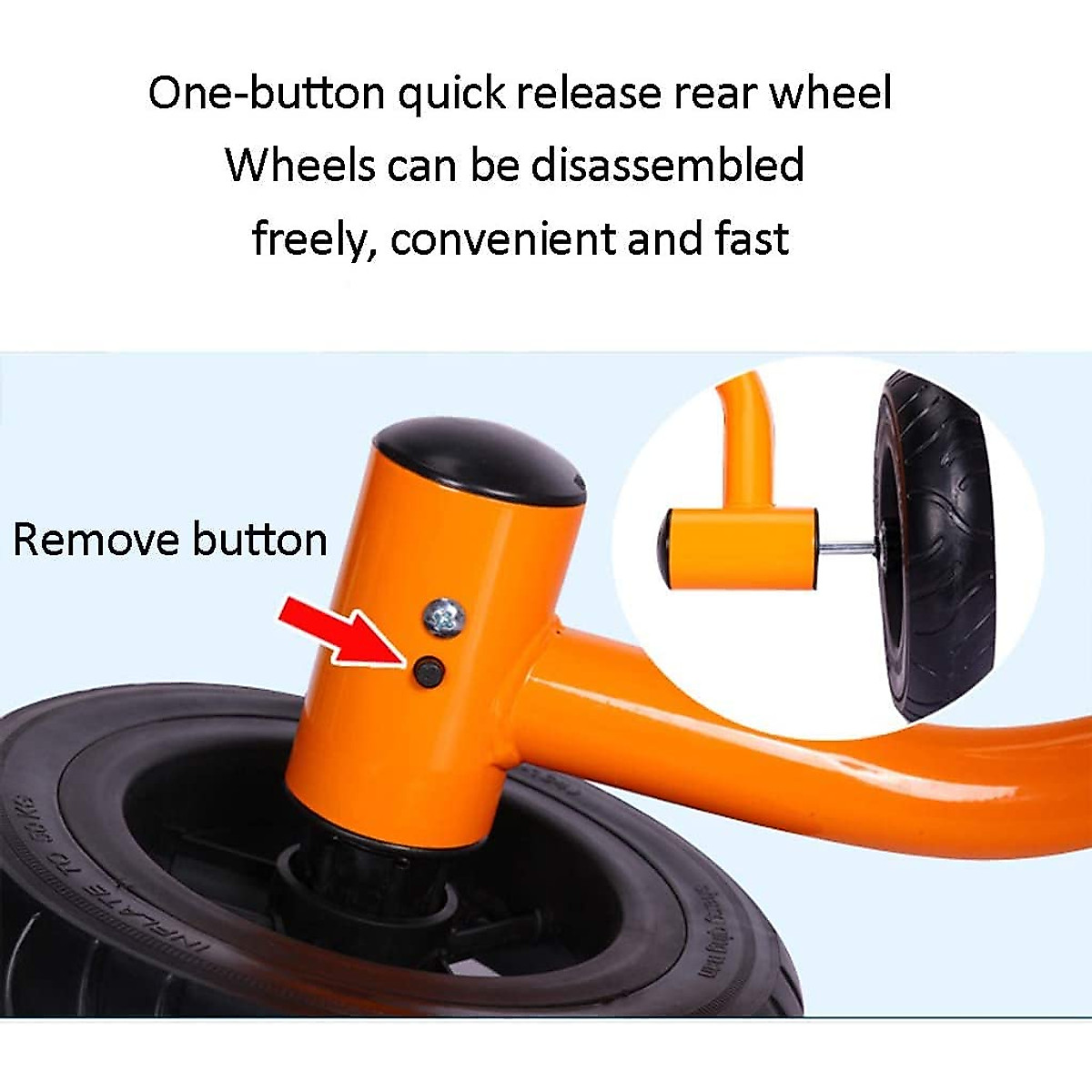 NUBAO Stroller Wagon Kids' Trikes Pedal Cars Children's Tricycle for 2-6 Year Old Boys Girls Pedal Toddler Scooters Pushchairs with Front Basket Over 1 Year Old Girl Gifts (Color : C)