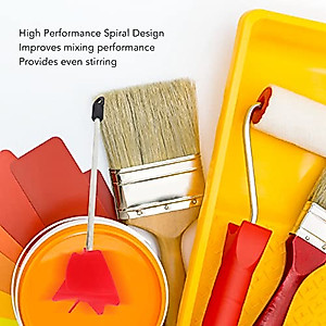 14in Shank Paint Mixer Drill Mixer Paint Stirrer for Drill Drill Mixer Attachment