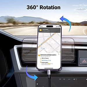 UGREEN for Magsafe Car Phone Holder Magnetic Phone Mount Strongest Magnet Compatible with iPhone 15 14 13 12 Pro Max Plus Mini, Air Vent Clip Cell Phone Holder