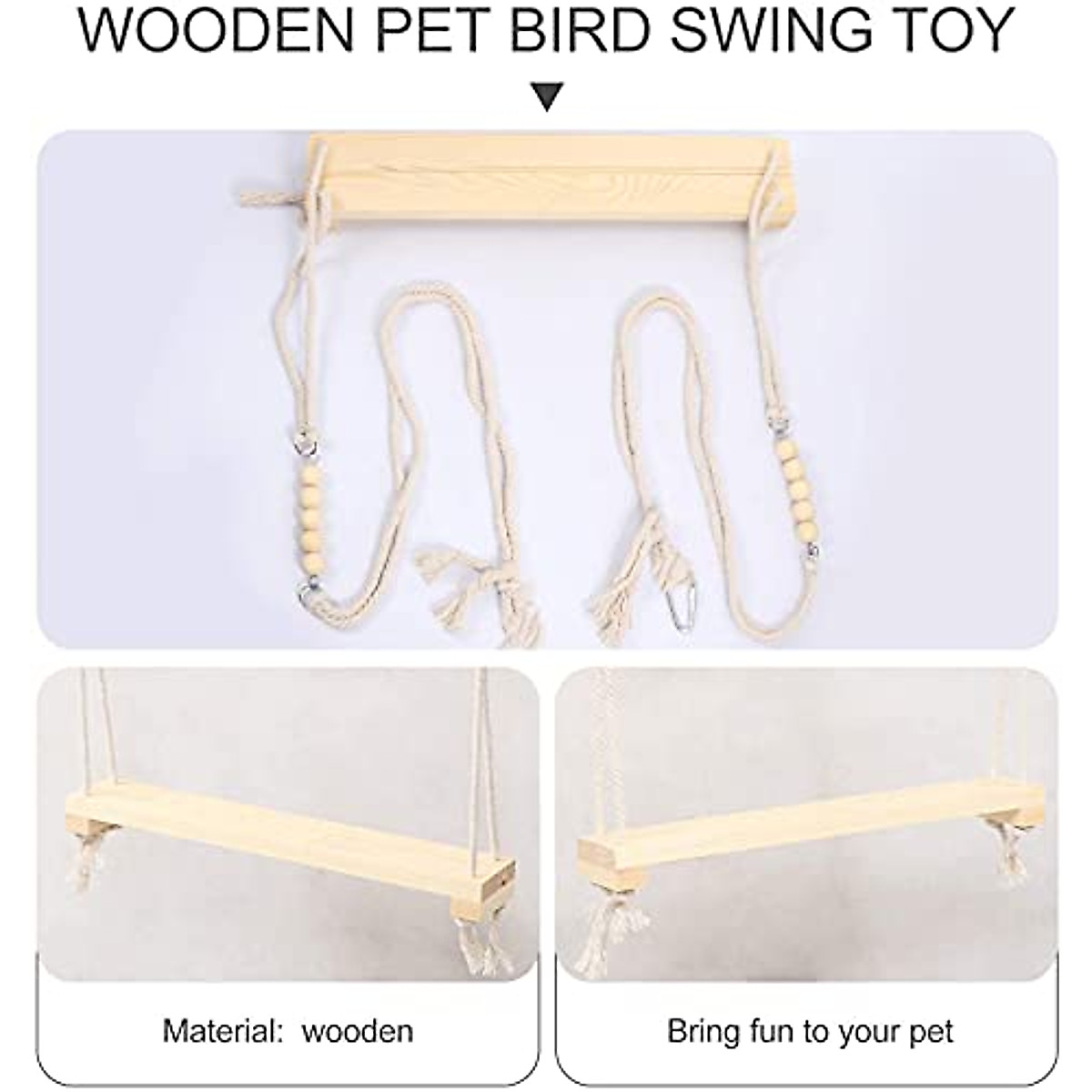 3 Packs Chicken Toys for Coop, Including Chicken Swing, Xylophone, Vegetable Hanging Feeder for Hens, for Chicken Medium Large Bird Parrot Training