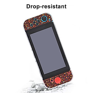 African Women Protective Clear Case for Switch Game Controller Grip Cover Cute Printed