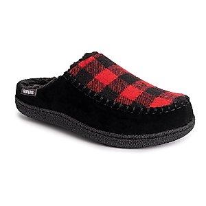 MUK LUKS Men's Staughton Slipper, Black, 13