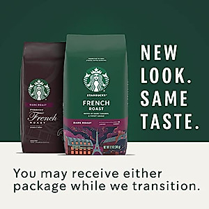 Starbucks Dark Roast Whole Bean Coffee — French — 100% Arabica — 1 bag (28 oz)
