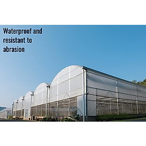 GGR Supplies LDPE-9R Heavy Duty Low Density Polyethylene Film Coated Tape with Rubber Adhesive Ideal for Sealing and Seaming. 36 Yards. (White, 3" (72 mm))