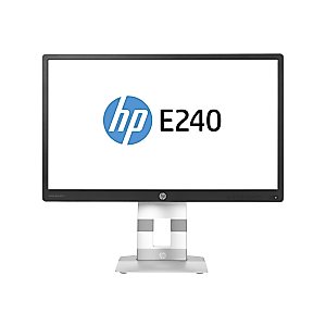 HP M1N99A8#ABA EliteDisplay E240 23.8'' 1080p Full HD LED-Backlit LCD Monitor, Black/Silver