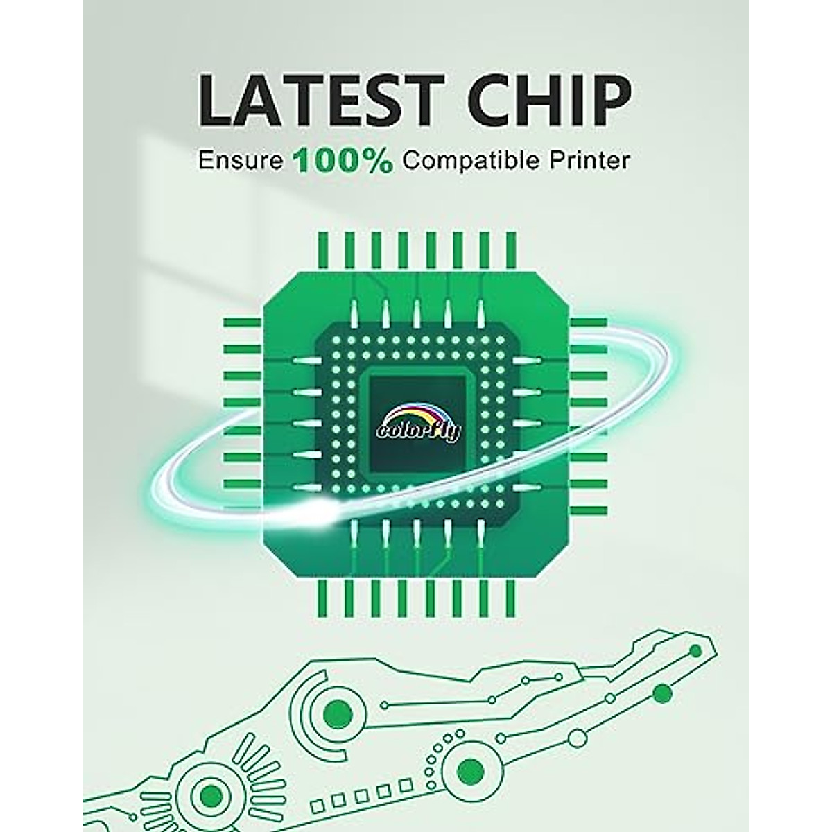 Colorfly Compatible TN227 TN-227 TN227BK Toner Cartridges Replacement for Brother TN227 TN-227BK TN223BK for Brother MFC-L3710CW MFC-L3750CDW MFC-L3770CDW HL-L3290CDW HL-L3230CDW HL-L3270CDW 2 Pack