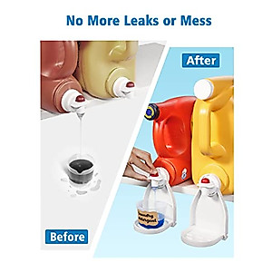 Cossylife Laundry Detergent Cup Holder, Detergent Drip Catcher, Fabric Softener Gadget Cup Holder, Tidy Laundry Room - No More Leaks or Mess for Laundry Room [2 Pack]