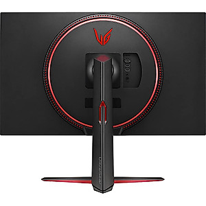 LG 32GN550-B 32 Inch Ultragear FHD 165Hz HDR10 Gaming Monitor with G-SYNC Bundle with Deco Gear Mechanical Keyboard Cherry MX Red w/Ergonomic Palm Rest, Anti-Ghost, Custom RGB