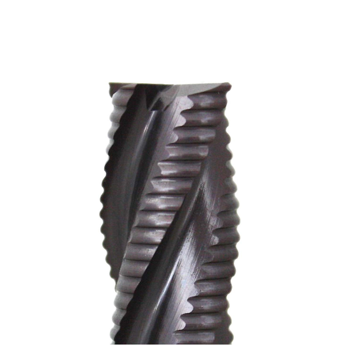 Accusize Industrial Tools Stadard Tooth M42 8% Cobalt Tialn Roughing End Mill, 1/2'' by 1/2'' by 1-1/4'' Flt Length, 1102-0012