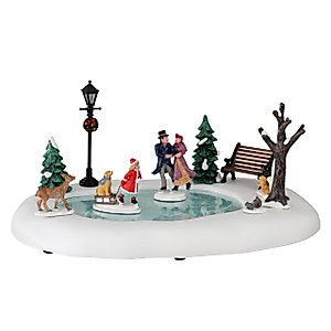 Lemax Victorian Skaters, Battery Operated (4.5V) #94527