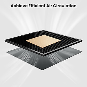 ToCome Honeycomb Laser Bed 500 x 500mm Steel Honeycomb Cutting Bed for D1 D1 Pro Falcon Falcon 2 and Most Laser Engraver Laser Cutter 19.68 x 19.68"