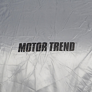 Motor Trend All Season WeatherWear 1-Poly Layer Snow proof, Water Resistant Car Cover Size XL1 - Fits up to 210" - CC-544+LOCK , Silver