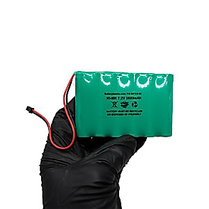 DSC IMPASSA 9057 Battery 6PH-H-4/3A3600-S-D22 7.2v 3600mAh Ni-MH Wireless Security System ADT SCW9057G-433