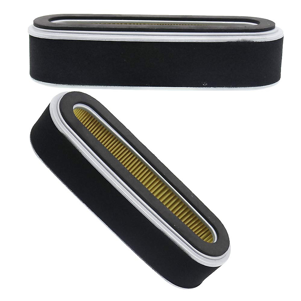 QHALEN Air Filter Compatible with Honda GXV160 Engine Lawn Mower Air Cleaner 17210-Z1V-003 (Black,Qty 2)