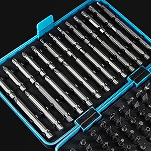 Stark Premium 148-Piece Screwdriving Bit Set Hex Tamper Phillips Torx Head with Storage Case