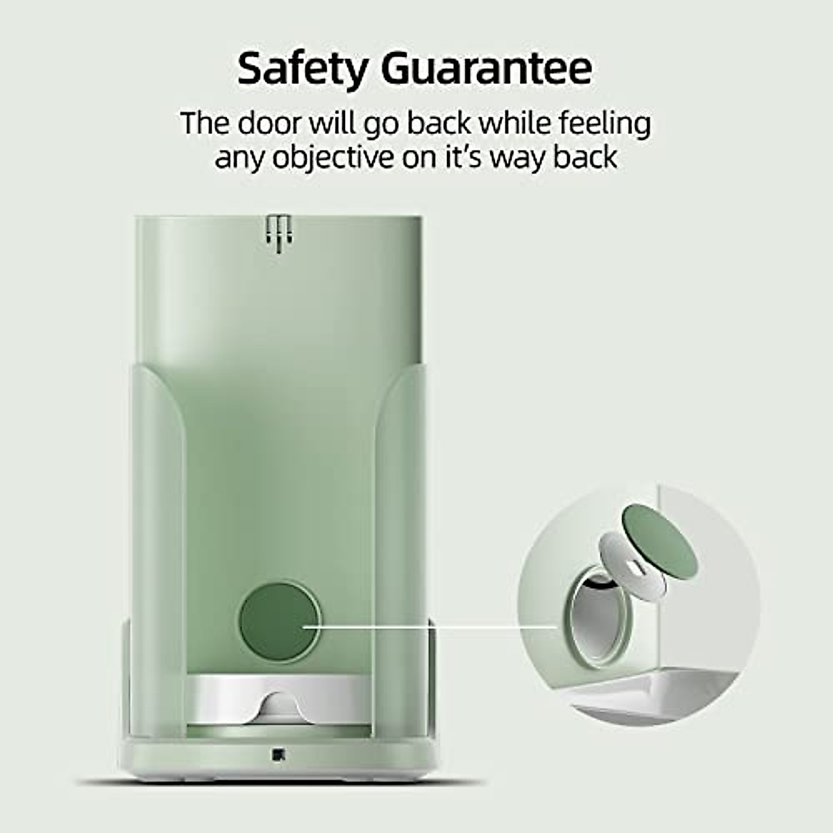 CATLINK Automatic Cat Feeder, 3.5L WiFi Smart Cat Dispenser with Ceramic Bowl for Dry Food/Freeze-Dried, Timed Cat Feeder, Portion Control, App Control with Health Report for One Cat (Young Green)