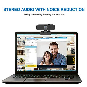 Sanpyl 4K USB Computer Web Camera with Autofocus for Gaming Video Recording, Plug and Play Webcam