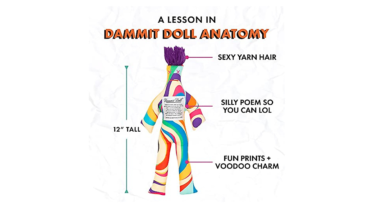 Dammit Doll Classic Stress Relief Gag Gift | Limited Edition Surprise